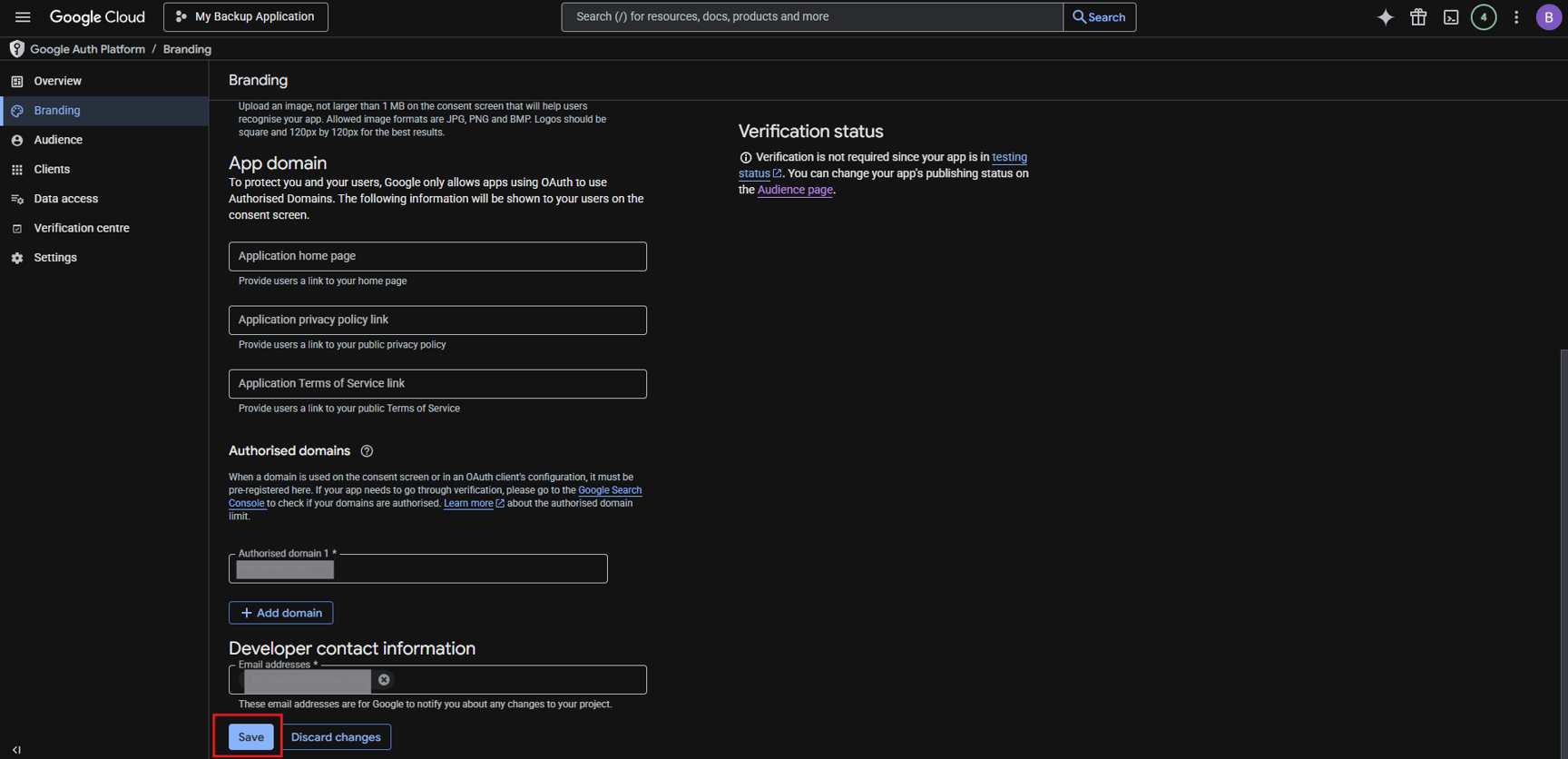 How to create a Google Cloud project and OAuth consent screen for your ...