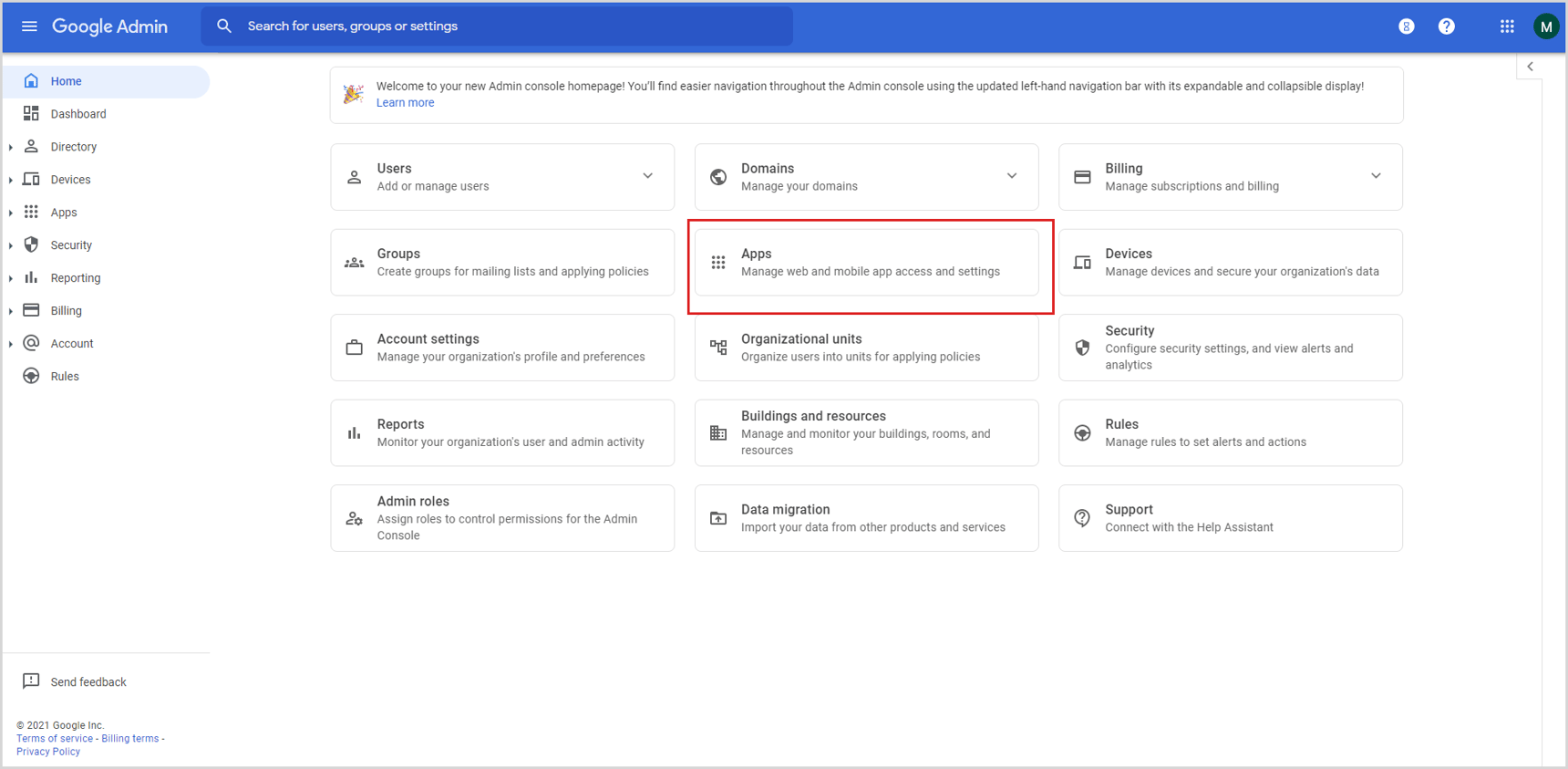 How to enable Gmail and Google Drive services in Google Workspace Admin ...