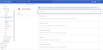 How to enable Gmail and Google Drive services in Google Workspace Admin ...