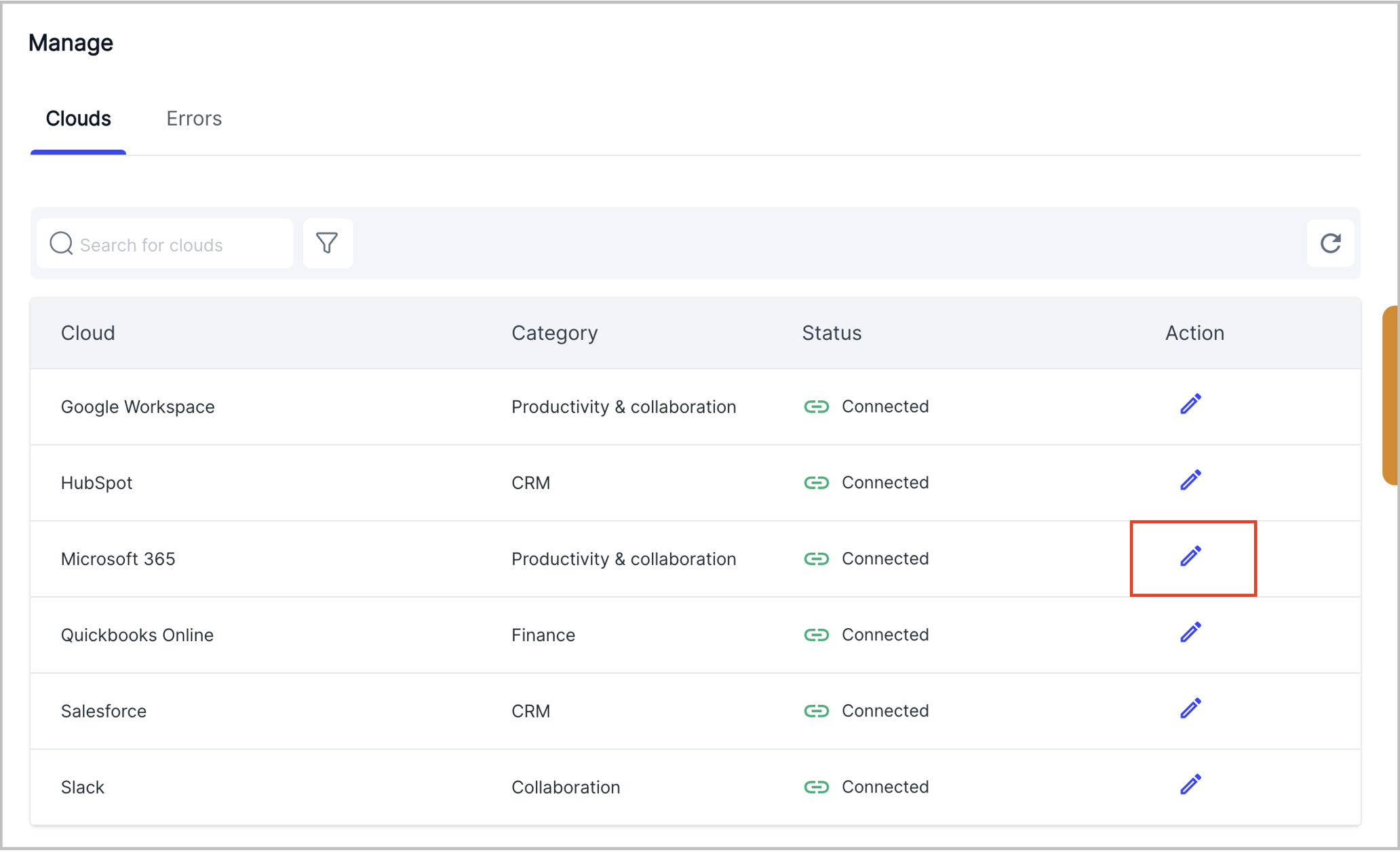How can I reconnect or re-authenticate my Microsoft 365 account?