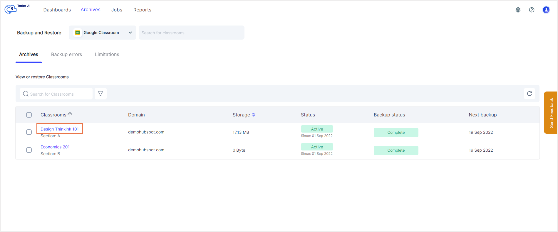 How to restore the Google Classroom Classwork data from the SysCloud ...