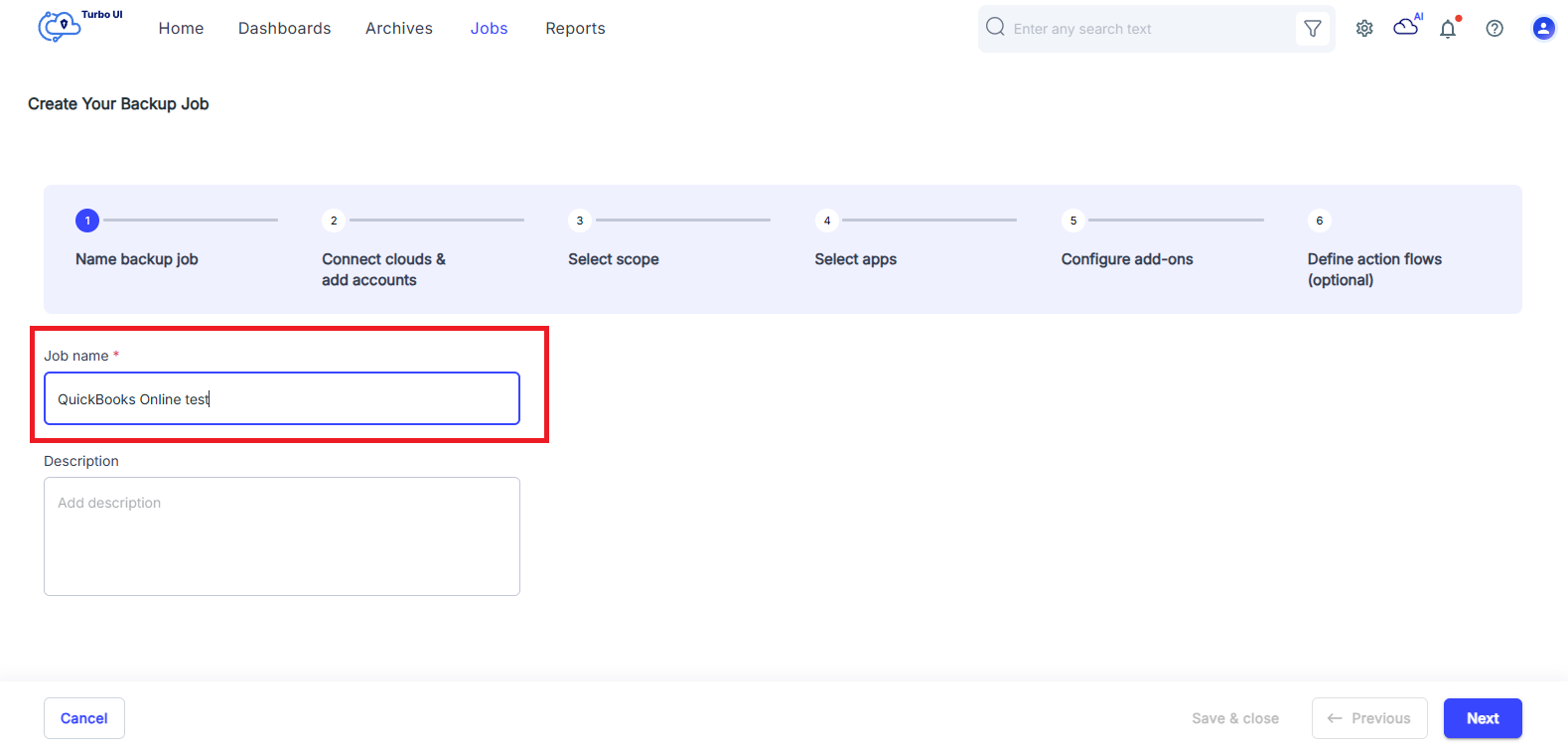 How to set up QuickBooks Online backup
