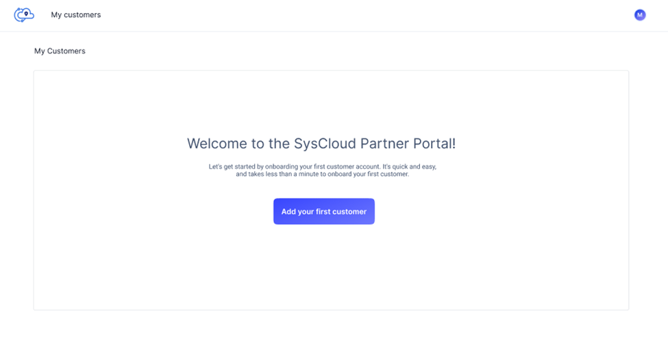 How to add a customer to the SysCloud's Partner Portal?