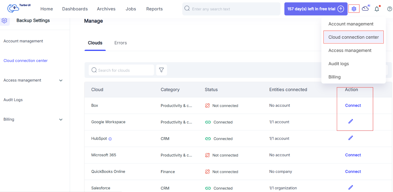 How to Disconnect Your Cloud Account from the SysCloud Application?