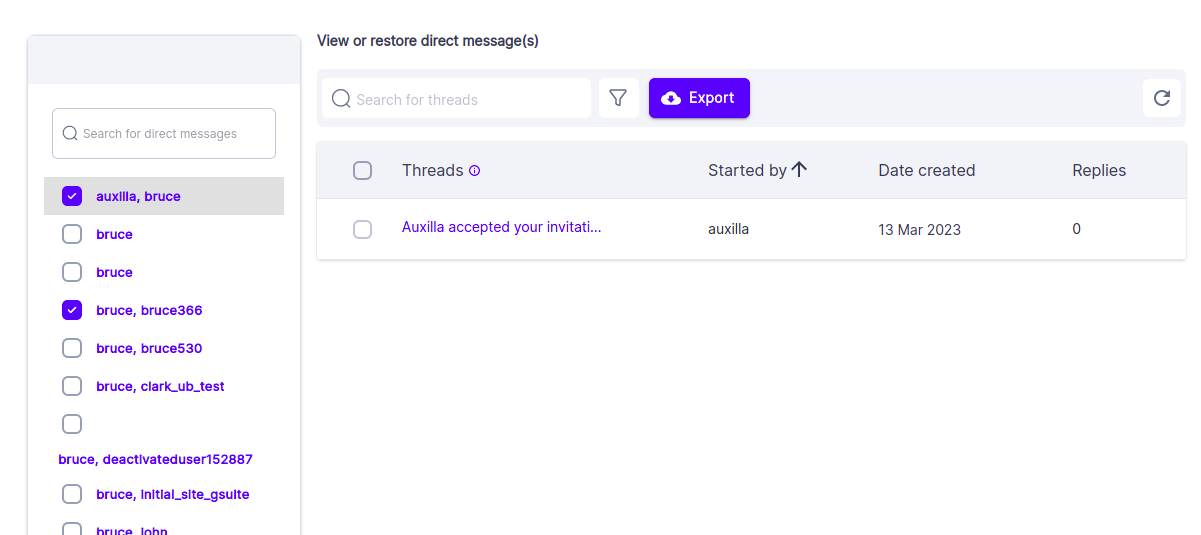 How to export Slack Direct Messages?