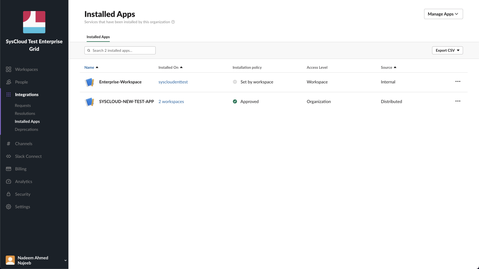 How to set up a backup for Slack workspace using the SysCloud backup ...